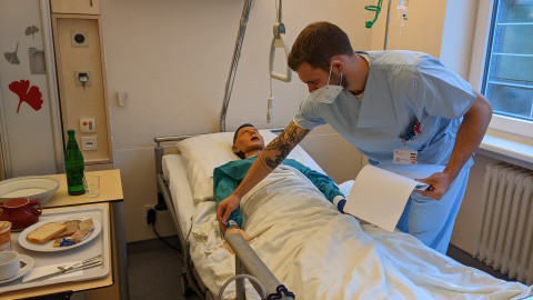 Interaktives Lernen im "Room of Horrors"