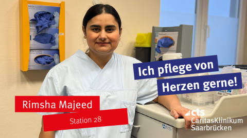 Ich pflege von Herzen gerne: Rimsha Majeed, Station 28